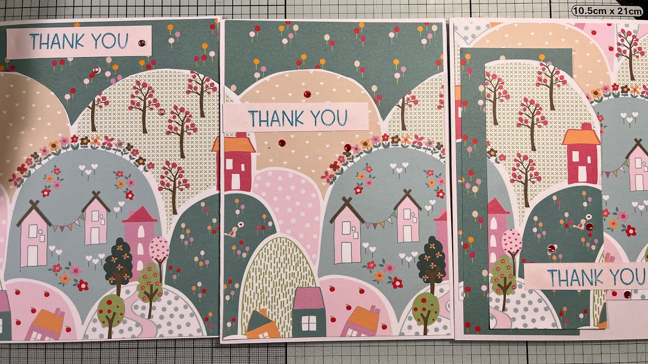 Mini Series 2 Cards 1 Sheet Of 12 x 12 Scrapbook Paper Part 5 - YouTube