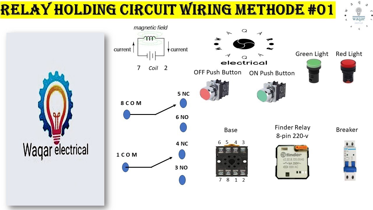 Relay Holding Circuit Wiring || Methode No.01 || Complete Video - YouTube