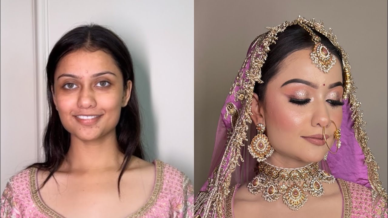 Glittery eyes tutorial 💕#makeupartist #makeuptutorial #glitteryeyelook #bridelmakeupartist - YouTube