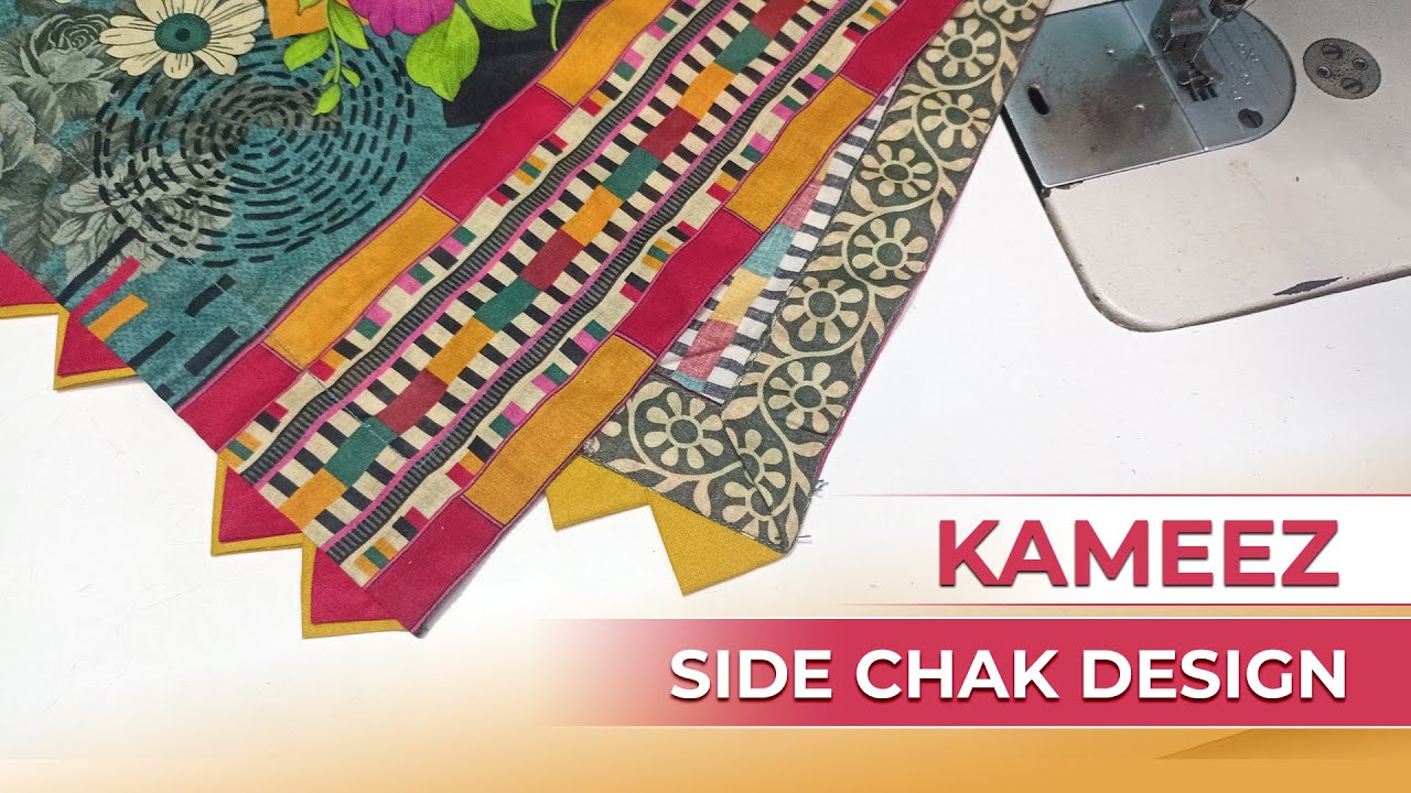 Make simple and elegant chak design with triangle | Chak and daman ...