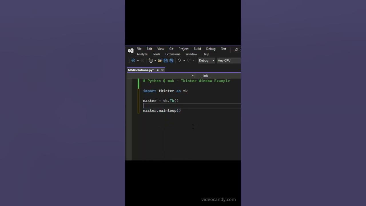 Python Tkinter Window Example Resized Pythontricks Codeing Programming Codinghacks Youtube