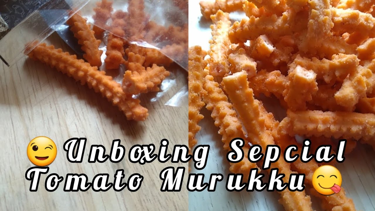 Unboxing And Tasting experience in Kerala Special Tomato Murukku - YouTube