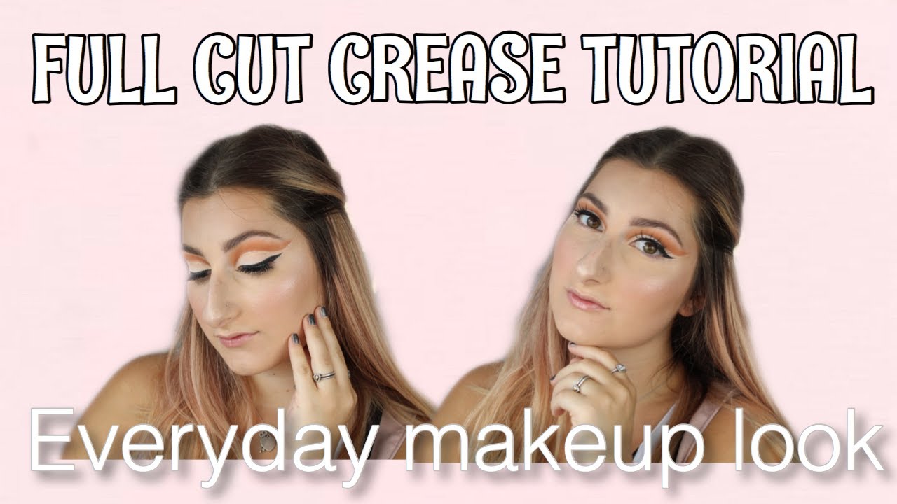 CUT CREASE TUTORIAL FOR BEGINNERS | EVERYDAY MAKEUP LOOK - YouTube