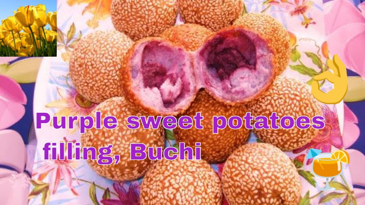 Buchi with purple sweet potatoes filling by #Simply in Finland - YouTube