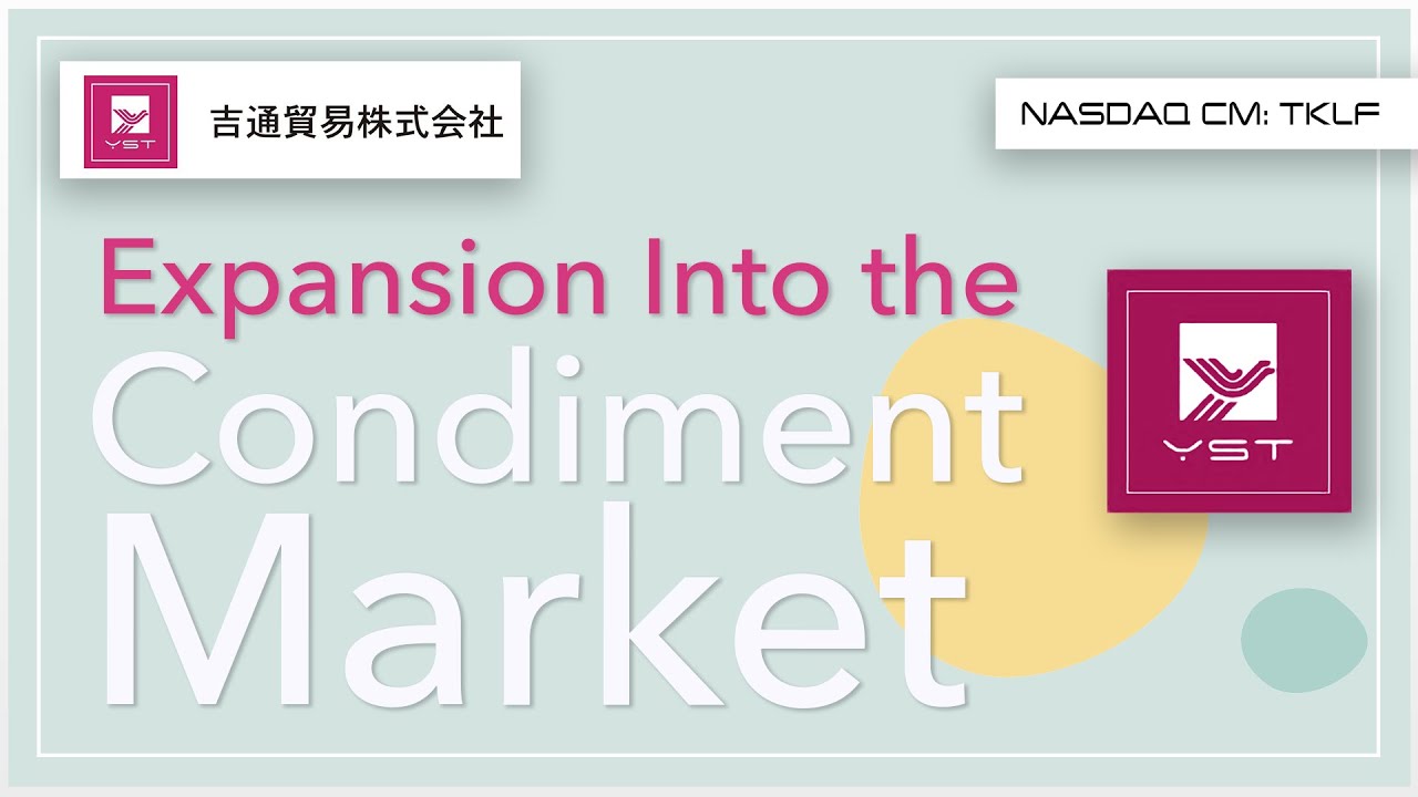 Yoshitsu; Expansion Into the Condiment Market - YouTube