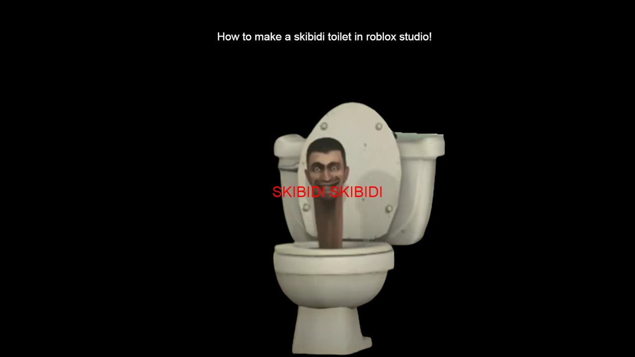 how to make a skibidi toilet in roblox studio - YouTube