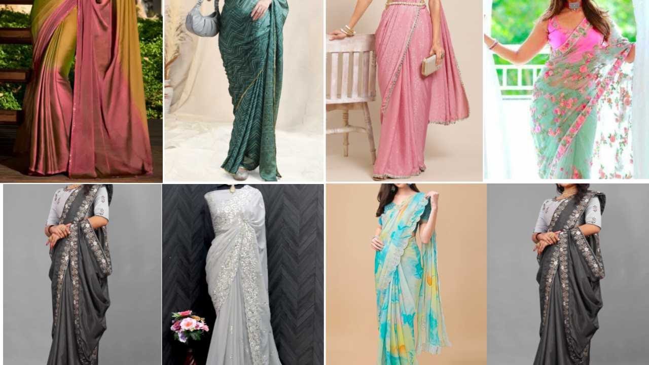 latest trending beautiful saree designs collection shriyanjali fashion ...