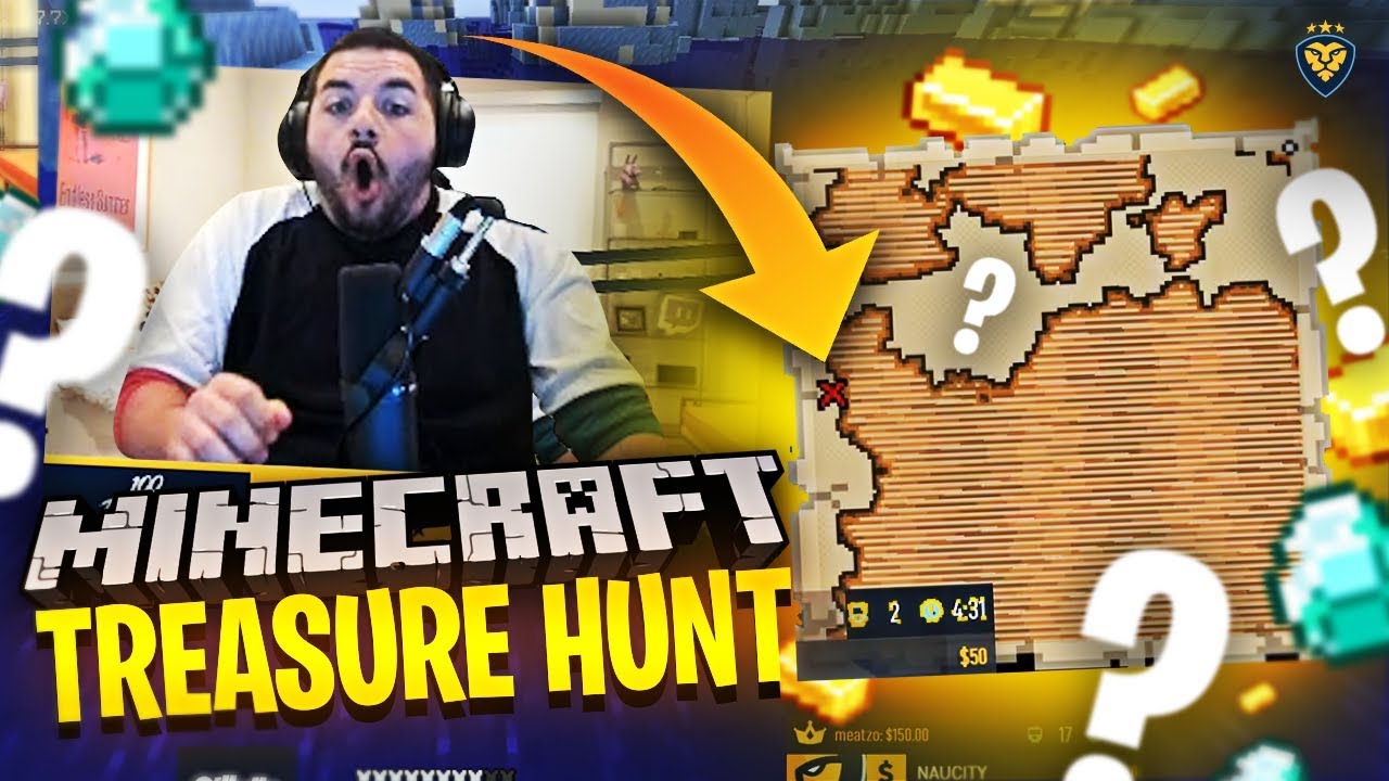 THE ULTIMATE MINECRAFT TREASURE HUNT WITH MY BEST FRIEND! (Minecraft ...
