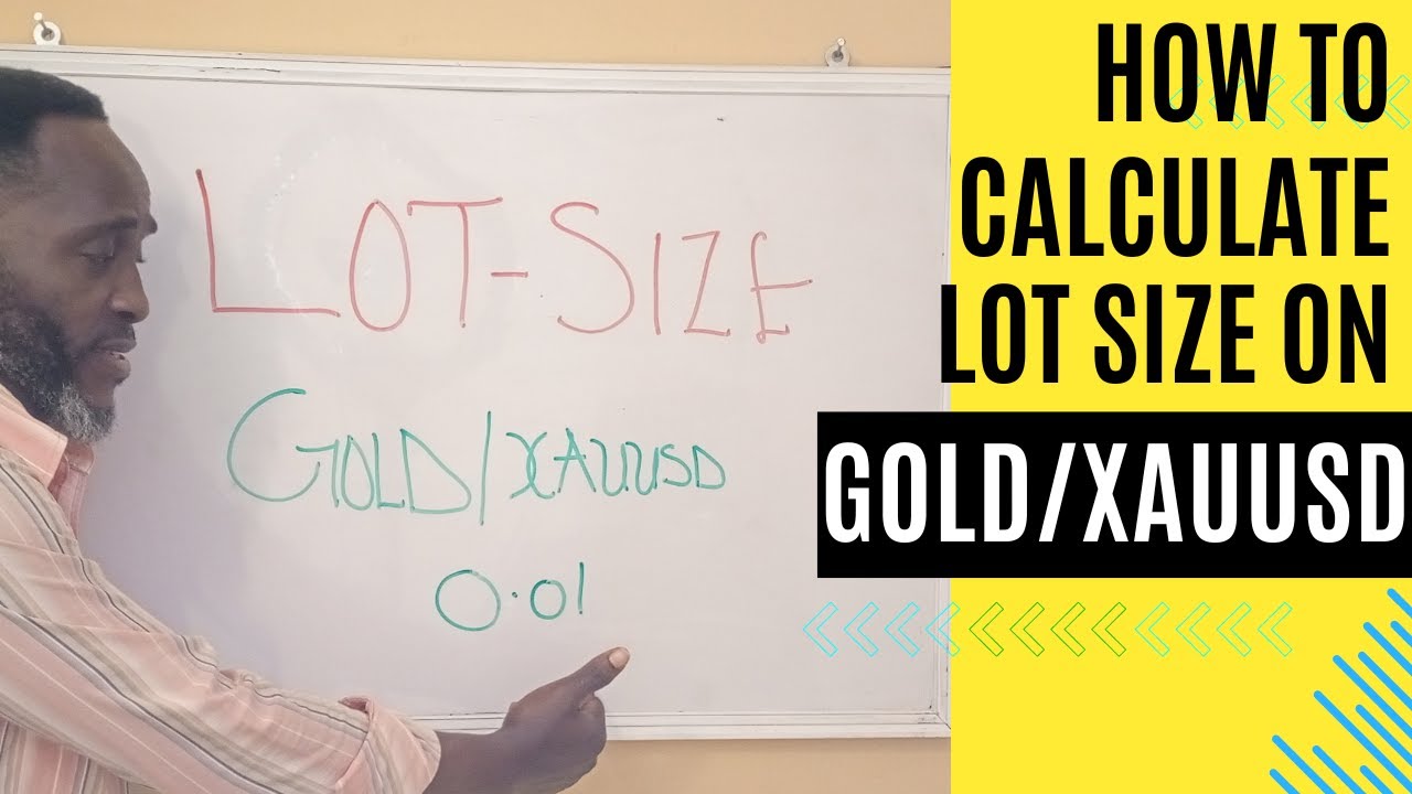 BEST WAY TO CALCULTE LOT SIZE FOR GOLD/XAUUSD | A MUST WATCH - YouTube