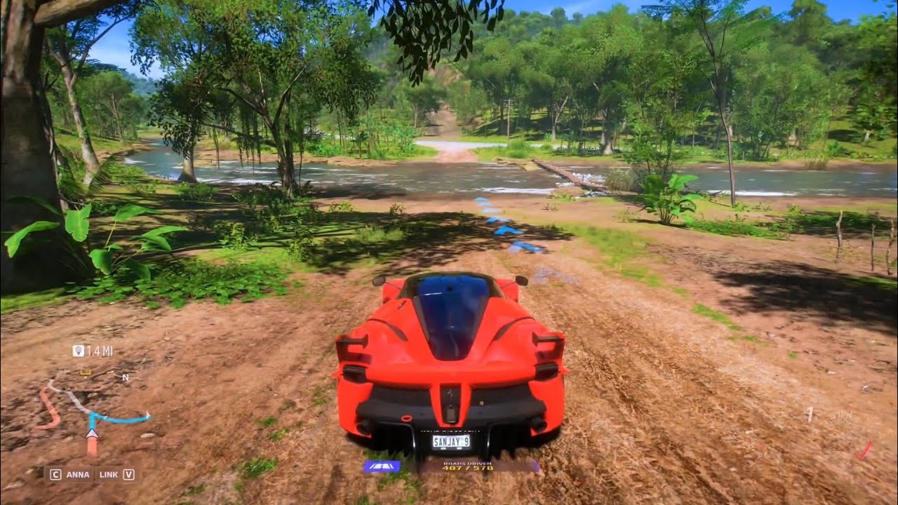 Red LaFerrari Takes On Off-Road Madness in Forza Horizon 5 - YouTube