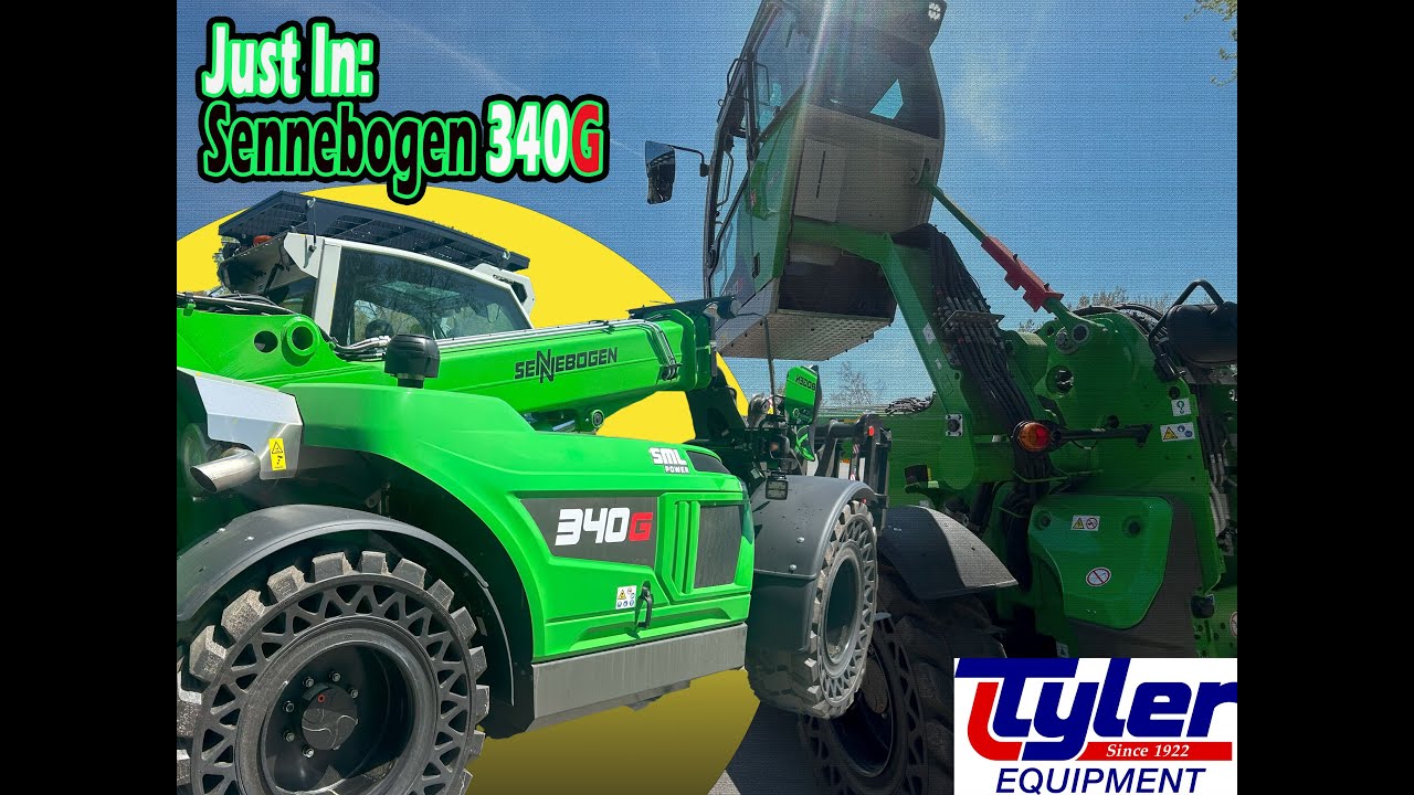 Sennebogen 340 Versatile Compact Telehandler - YouTube