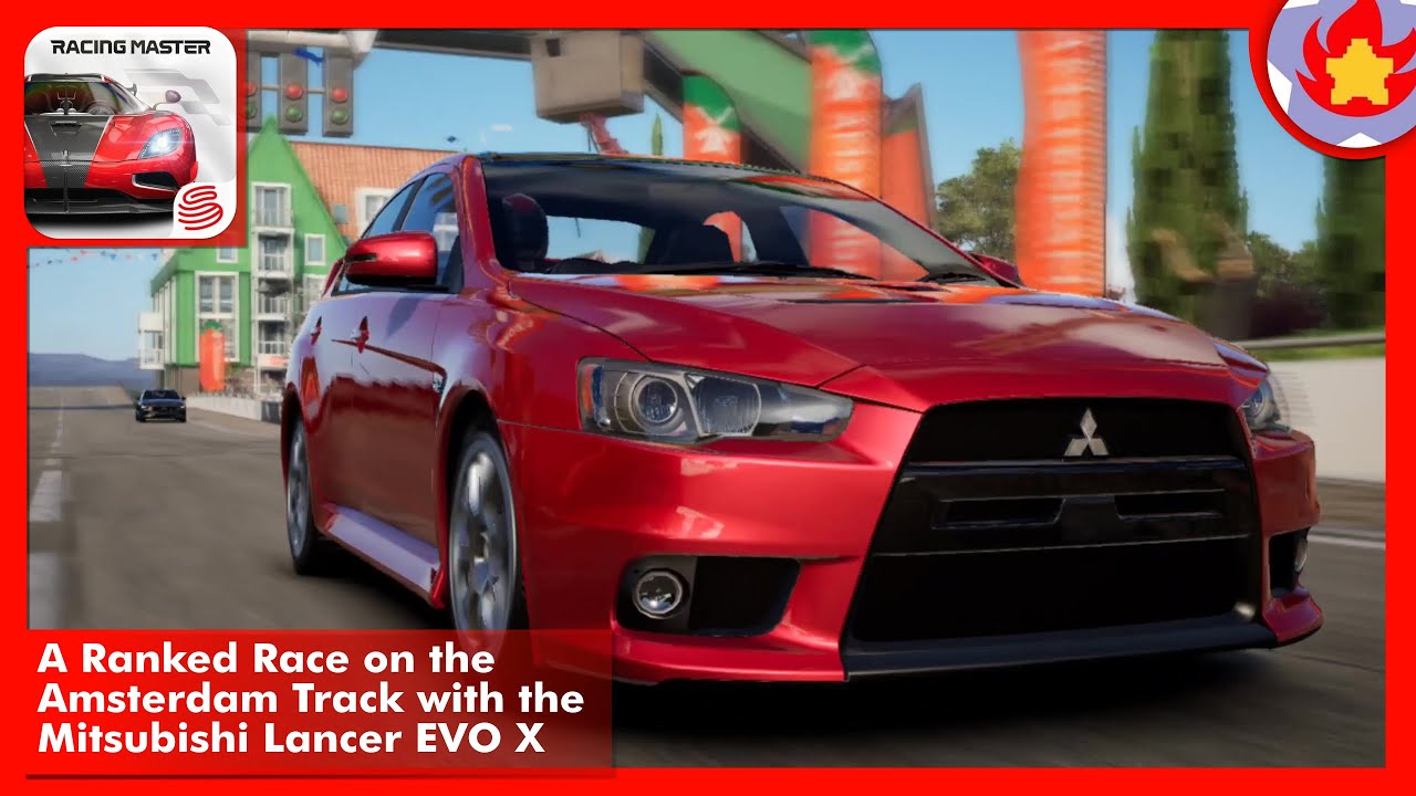 A Ranked Race on the Amsterdam Track with the Mitsubishi Lancer EVO X ...