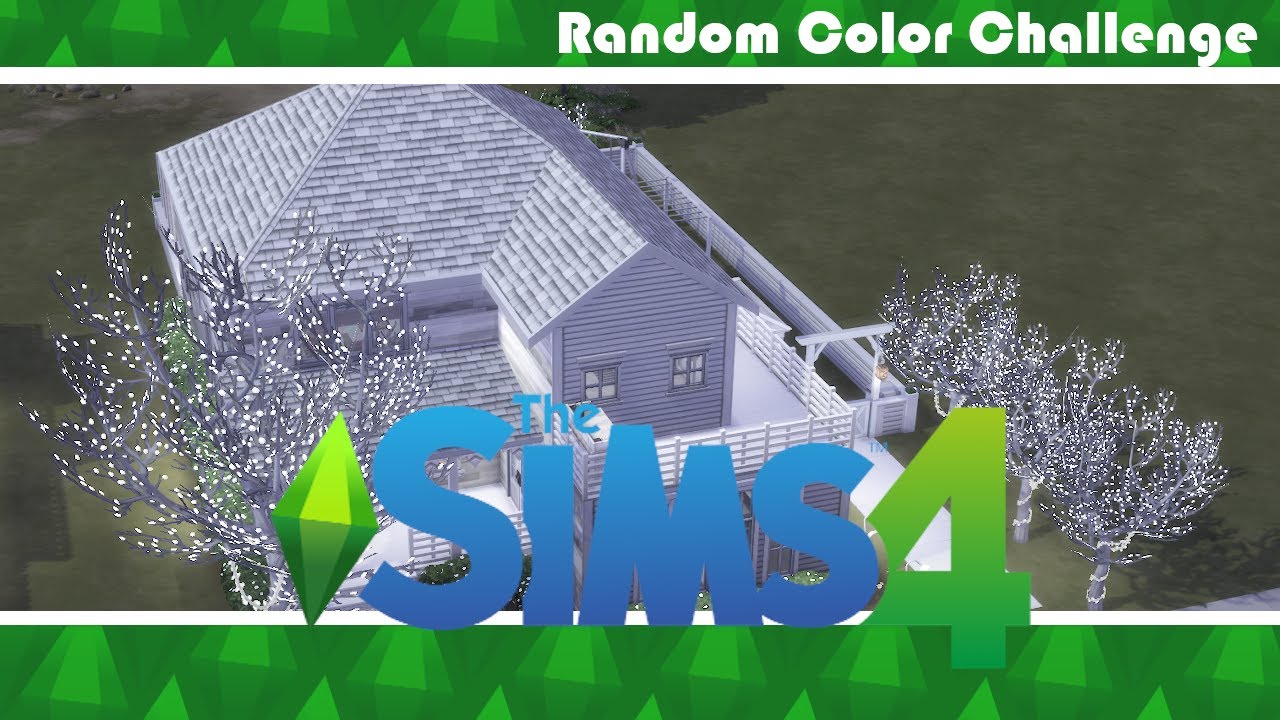 Sims 4 - Random Color Challenge - YouTube