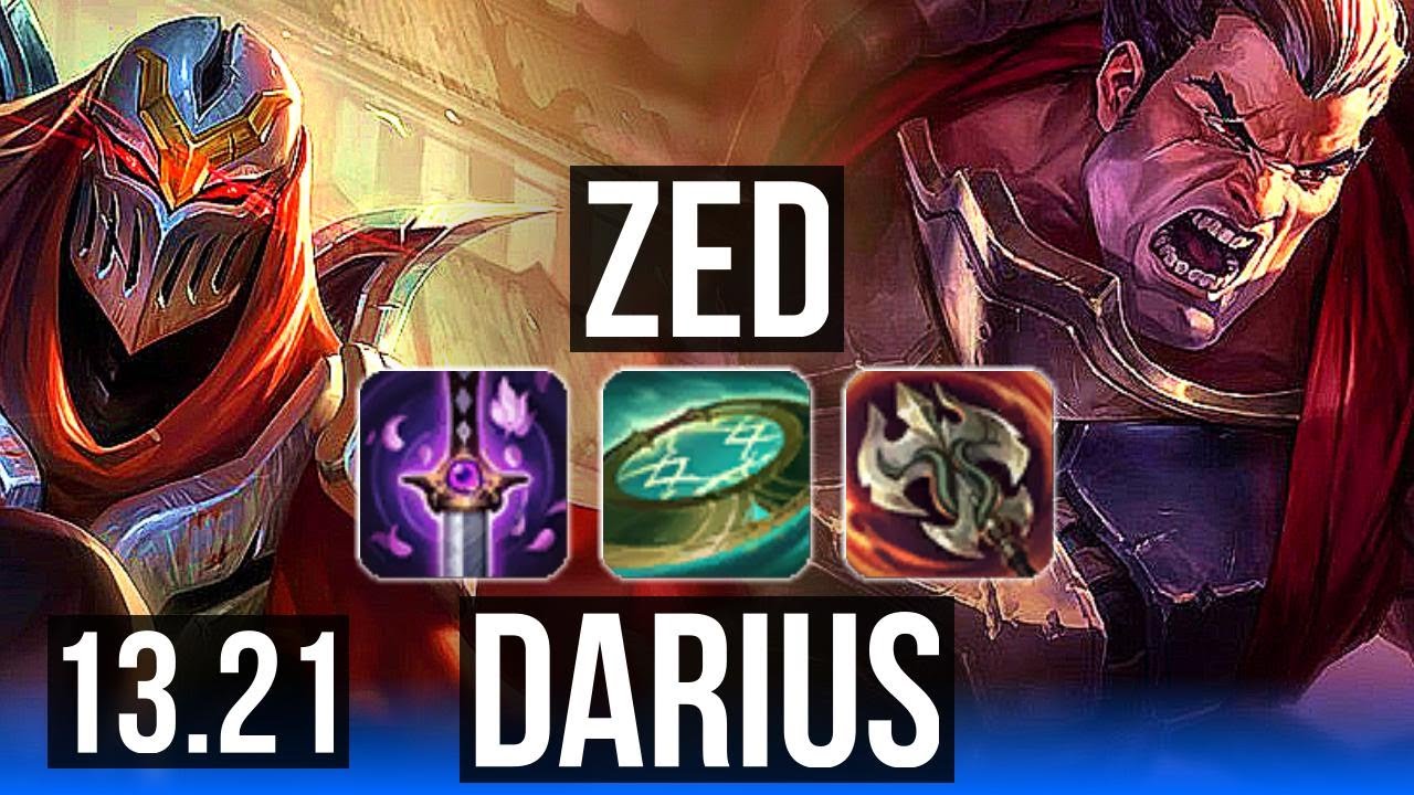 ZED vs DARIUS (MID) | 15/0/5, Legendary, 2.0M mastery, 1000+ games | NA ...