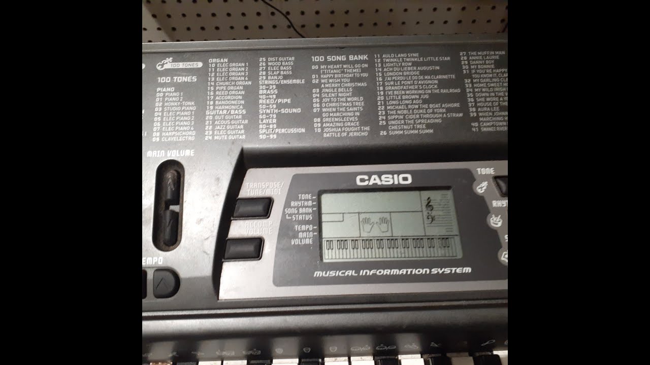 639. CASIO CTK-700 DEMO SONGS - YouTube
