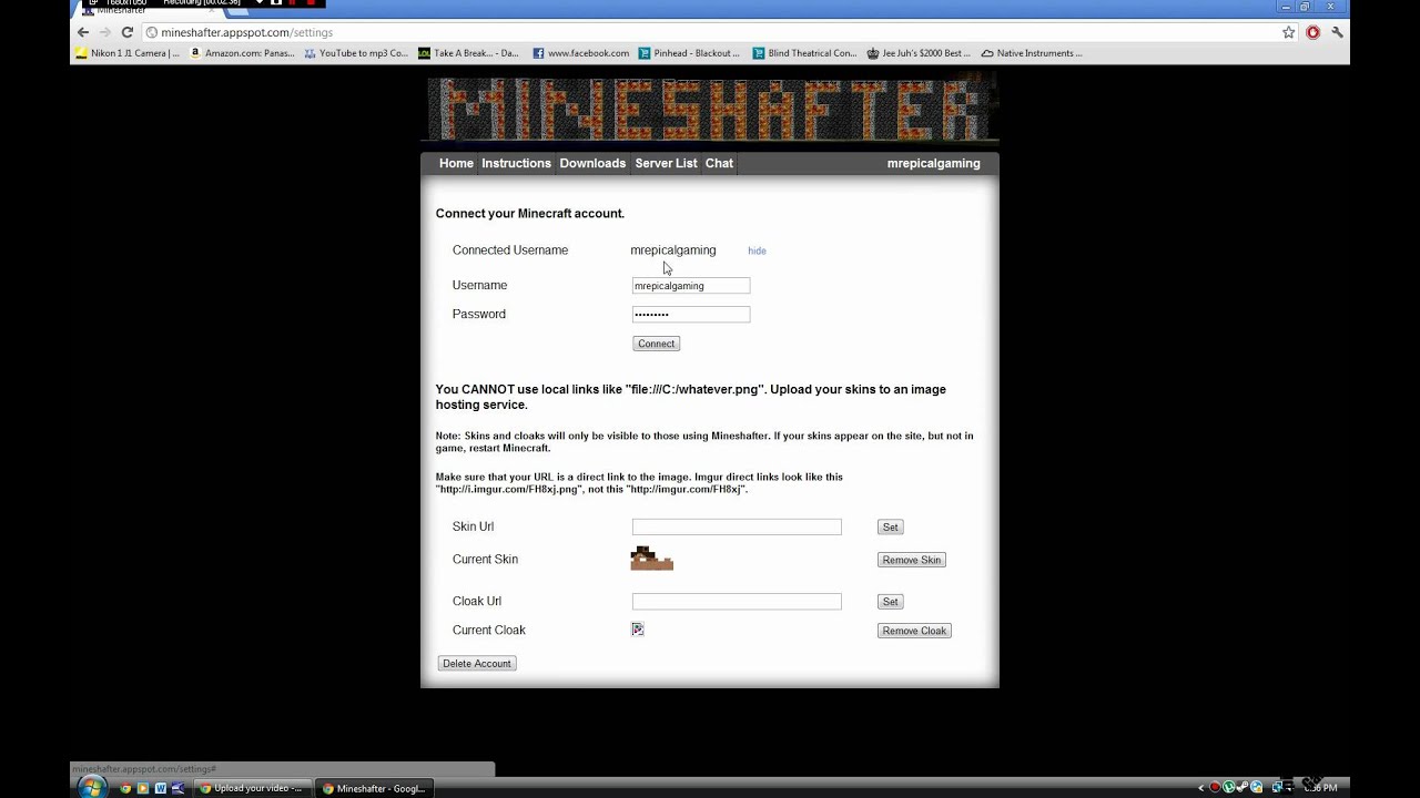 How to make a premium Minecraft account for free (mineshafter) - YouTube