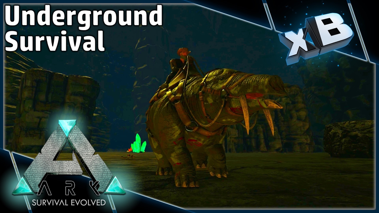 ARK: Underground Survival :: Part 2 :: BATTLE PIG! - YouTube