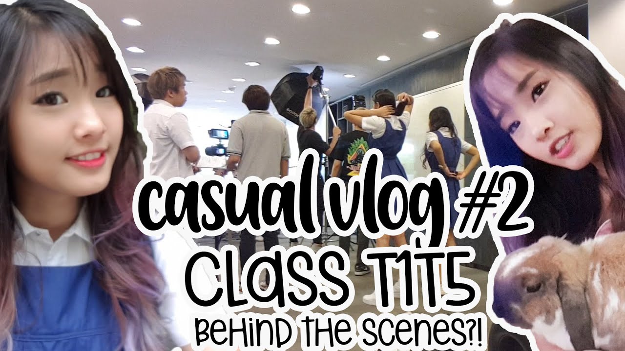 Casual Vlog #2 Class T1T5 Behind the Scenes?! | Julynnlau - YouTube