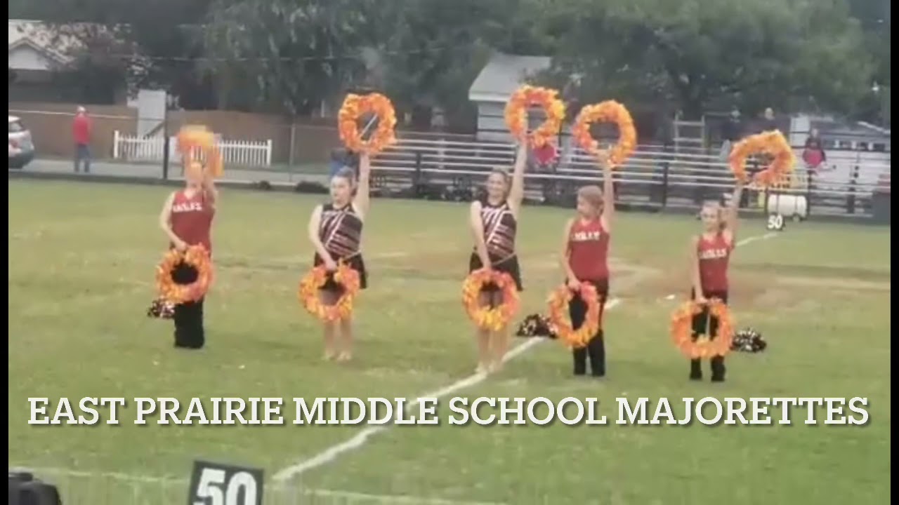 East Prairie Middle School Majorettes - YouTube