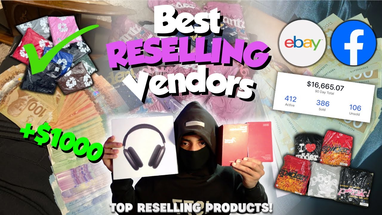 BEST PRODUCTS TO START RESELLING IN 2025... + Vendors List - YouTube