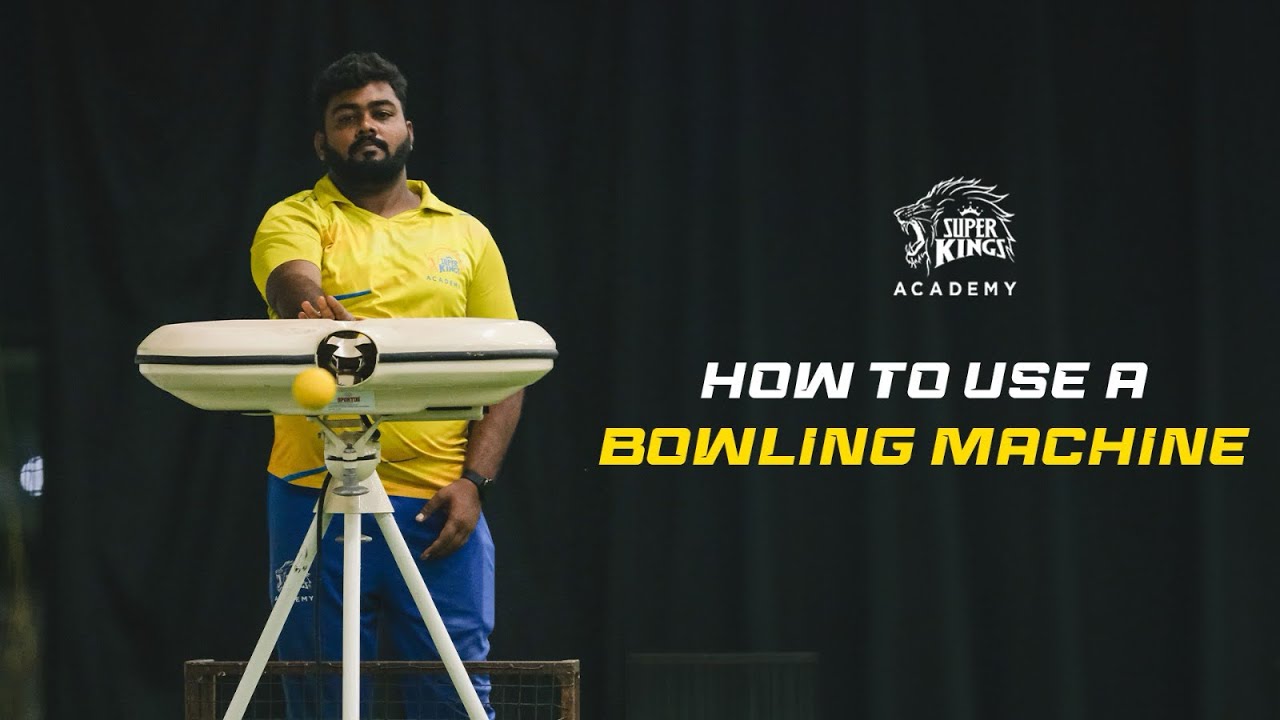 How to use a bowling machine!🎾#SuperKingsAcademy💪#TrainLikeASuperKing 🦁 ...