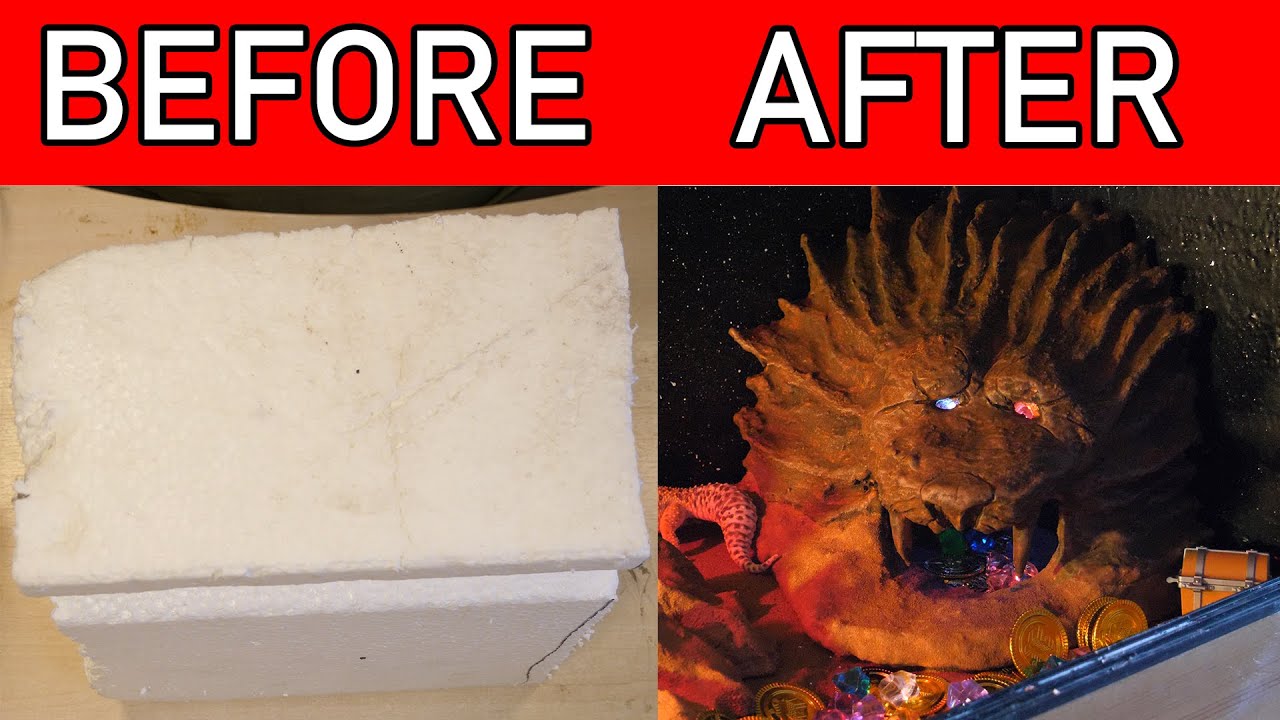 Transforming STYROFOAM Into the CAVE OF WONDERS - Aladdin DIY - YouTube