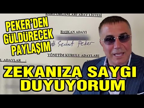 Sedat Peker'den hem imalı hem güldüren paylaşım