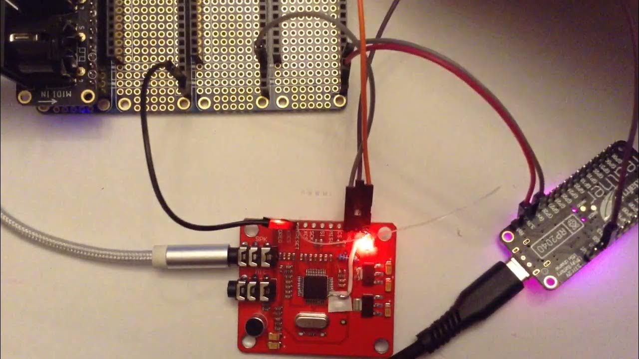 Real-time MIDI on a Cheap VS1053 Module - YouTube