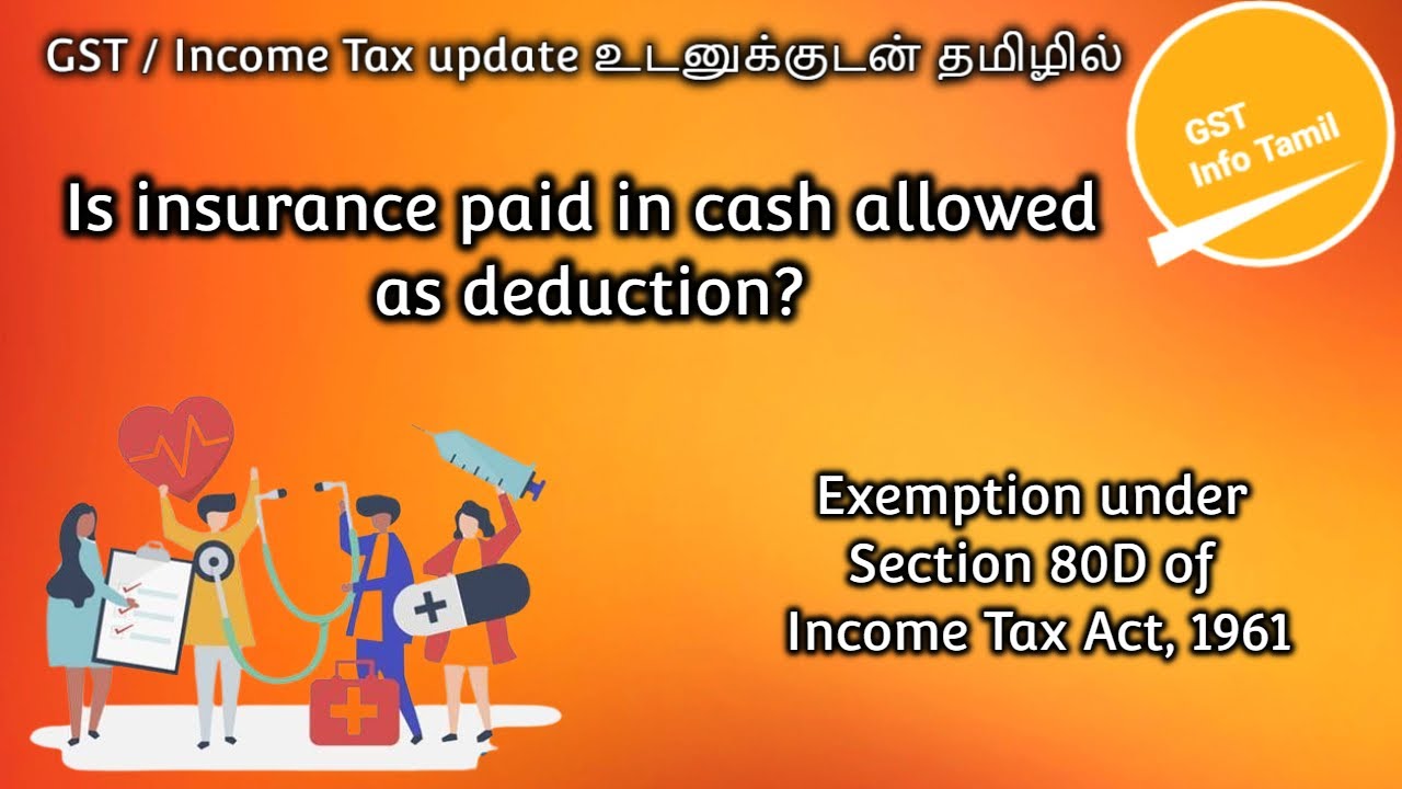 Exemption under Section 80D of Income Tax Act, 1961 - YouTube