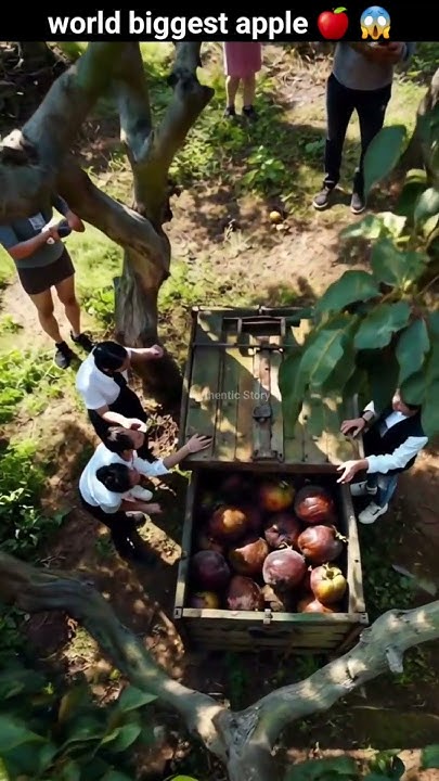 World biggest apple 🍎😱 ~ mini wood toy-woodworking art skills/ hands ...