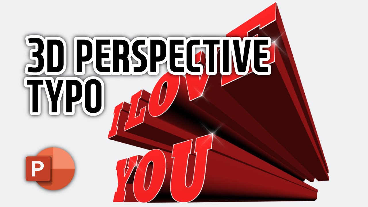 3D Perspective Typo PowerPoint Templates - YouTube
