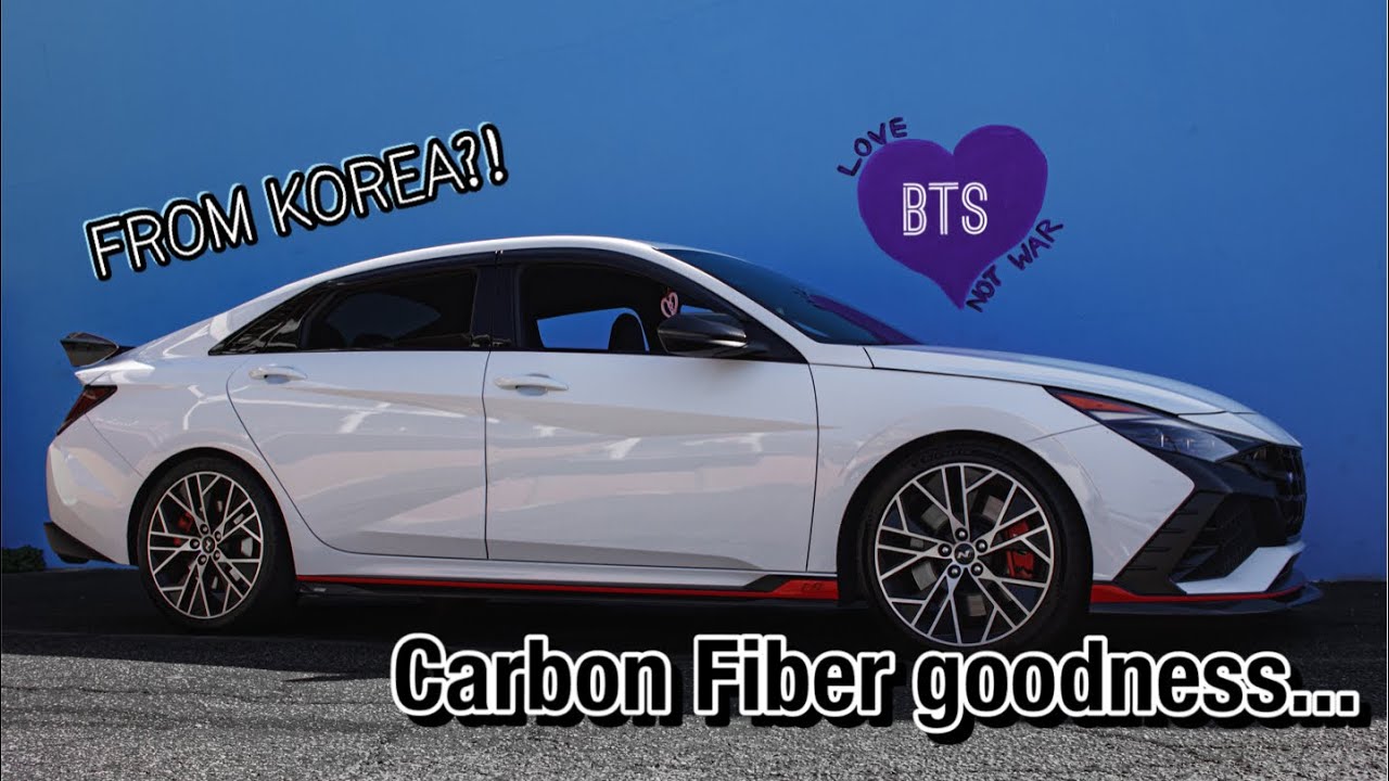 ELANTRA N gets Adro Body Kit Installed!! - YouTube