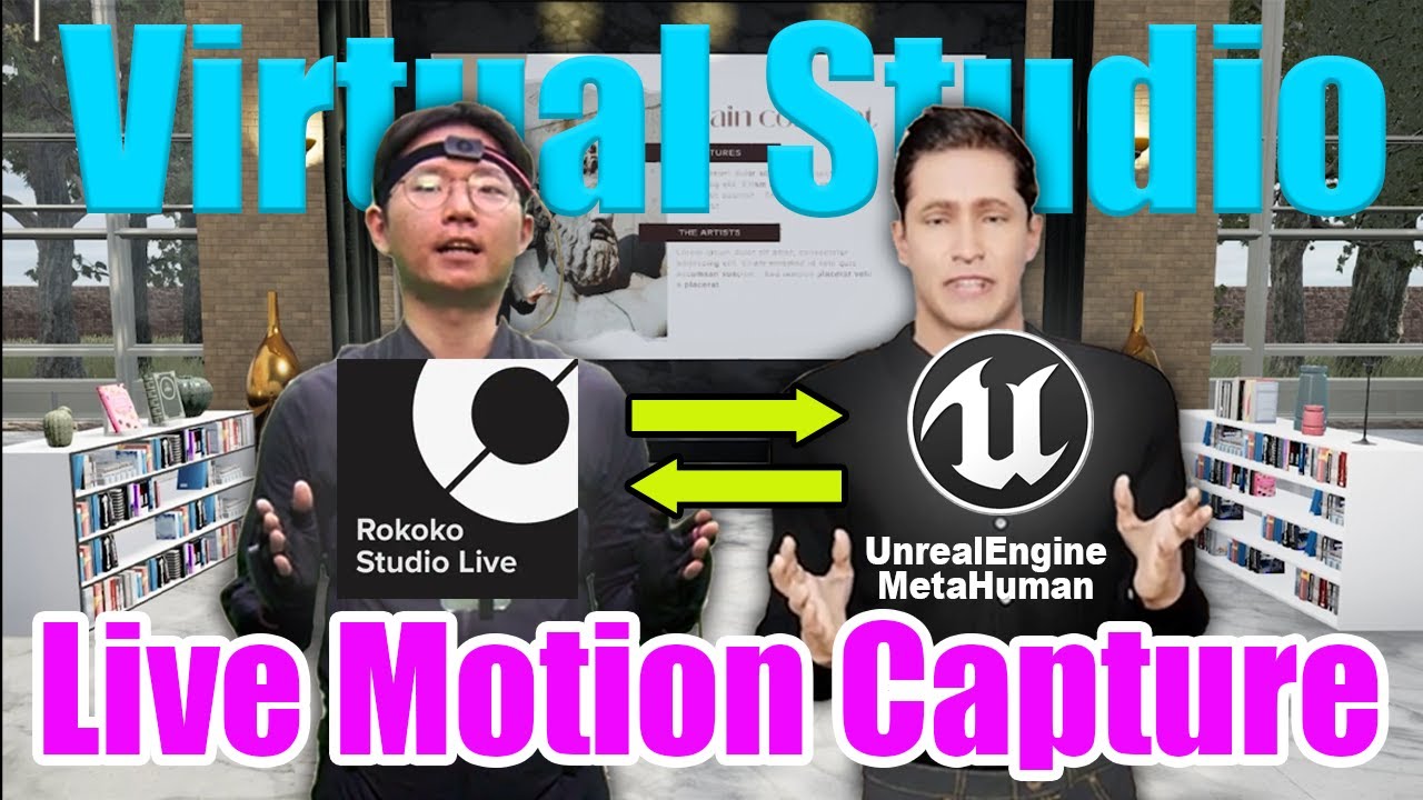 [UE/Rokoko] Creating Online Lectures in a Virtual Studio Using ...