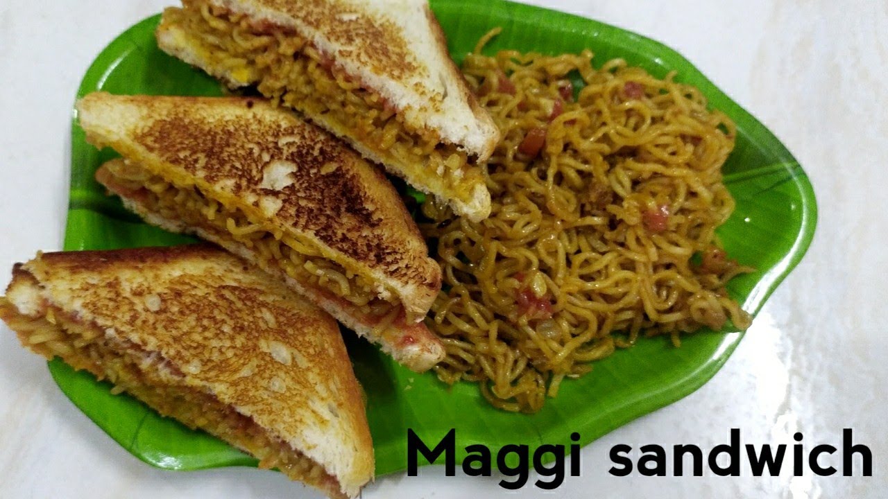 maggi sandwich recipe |maggi recipe |maggi sandwich banavani rit ...
