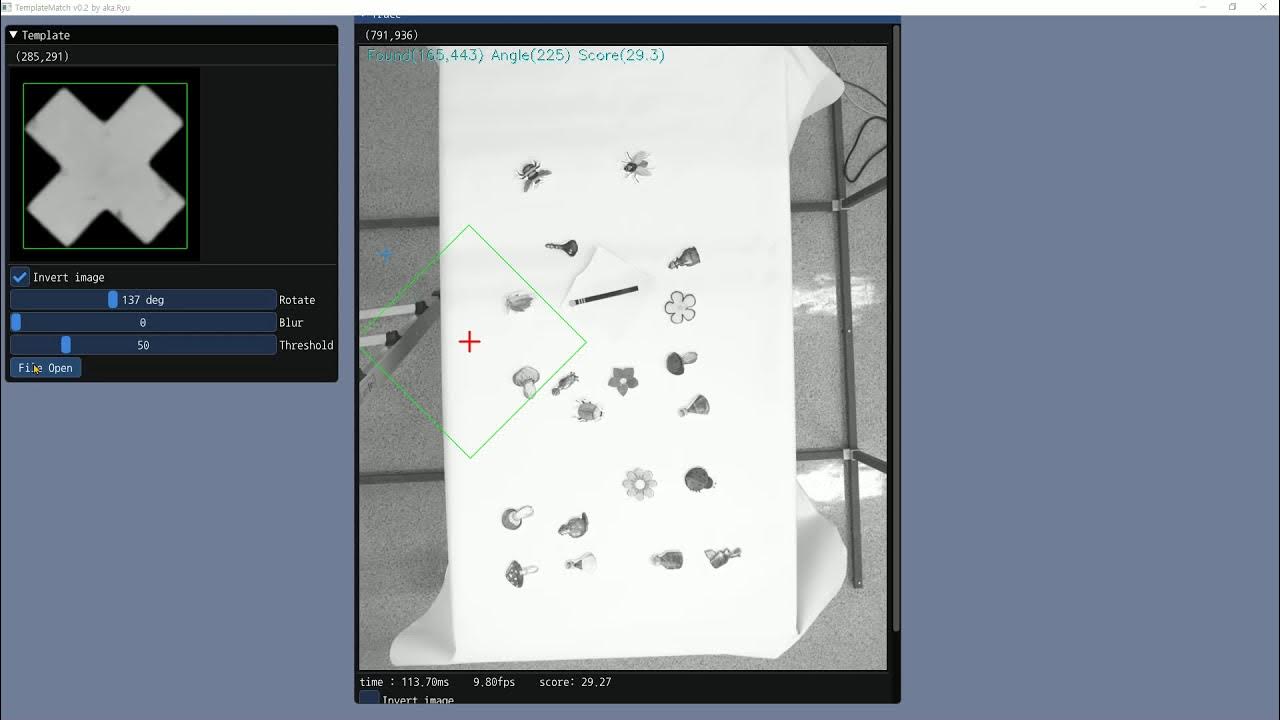 Great opencv template matching - YouTube