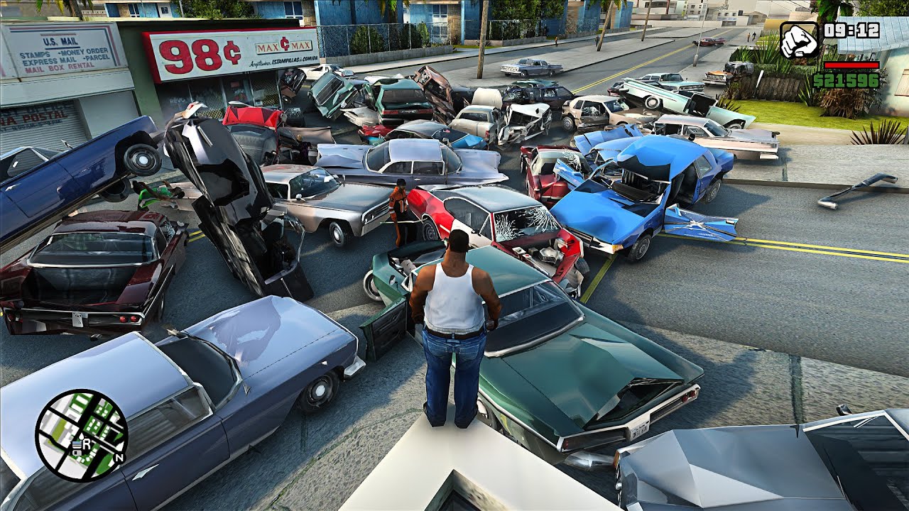 GTA SA Realistic Vehicle Deformation - Crazy Traffic Crashes Mod Ep.41 ...