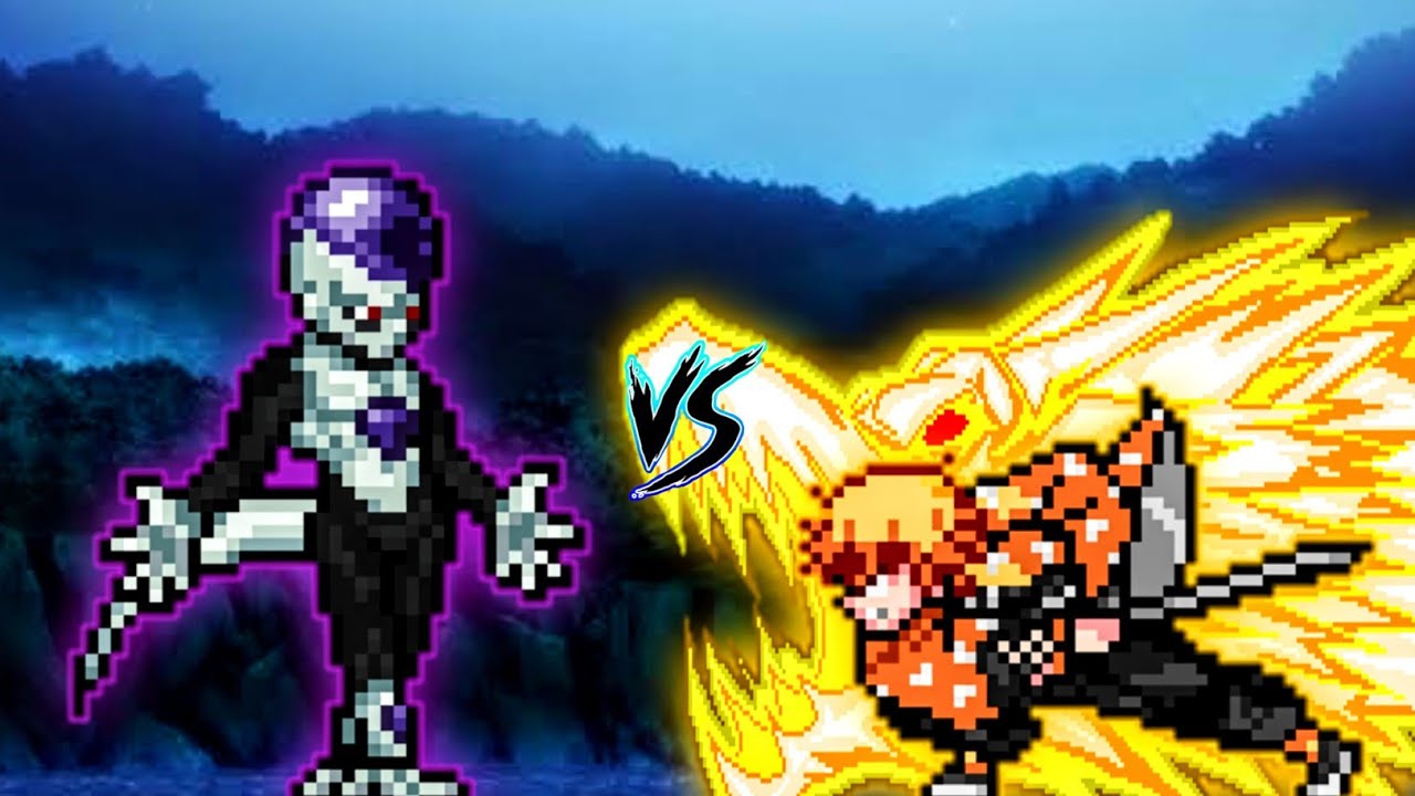 Black Frieza V2 OP VS Zenitsu Chaos OP in Jump Force Mugen - YouTube