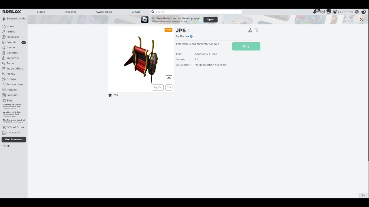 PODRIA SER QUE JPS SEA GRATIS POR NAVIDAD EN ROBLOX - YouTube
