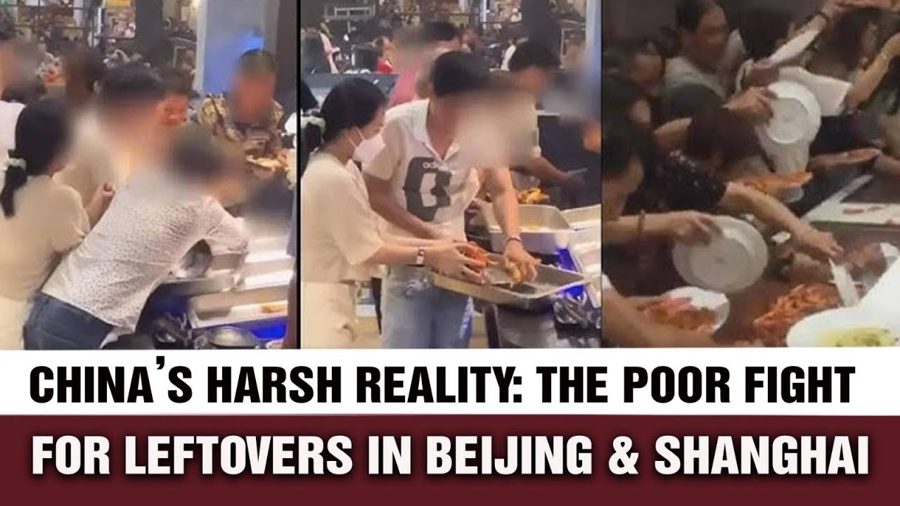 Poor People in Beijing, Shanghai Scramble for Restaurant Leftovers to ...