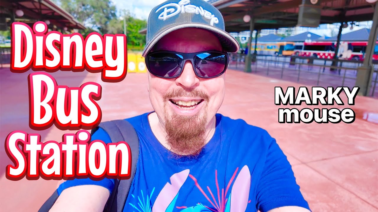 Bus Station at Magic Kingdom Theme Park Disney World Transport Buses ...