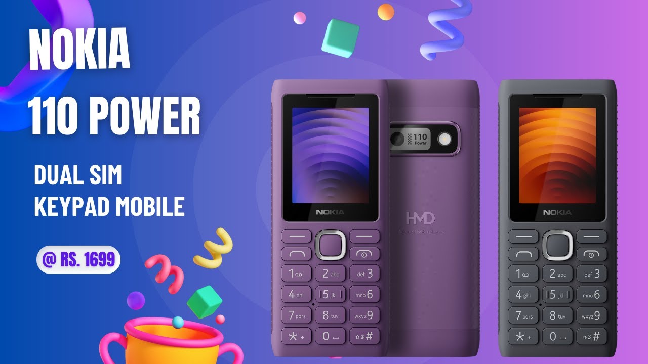 Nokia 110 Power Keypad Mobile Phone In India 2026 | New Launch Nokia ...