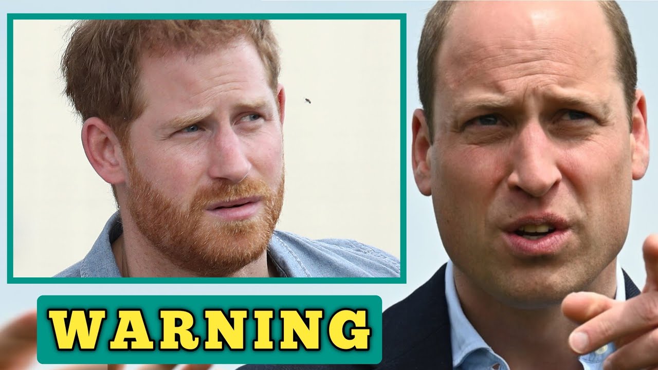WARNING!🛑 ANGRY William promises to Break Harry's legs if he finds him ...