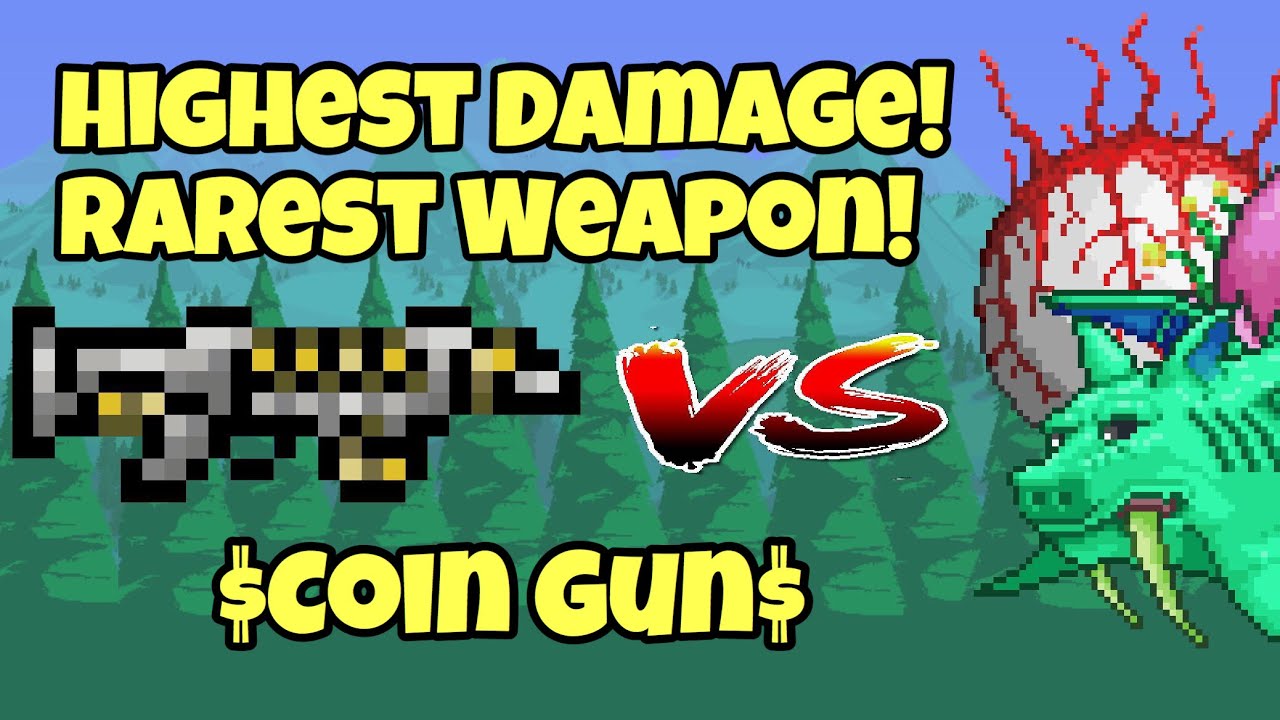 Coin Gun Vs. All Bosses | Terraria Mobile (1.2) - YouTube
