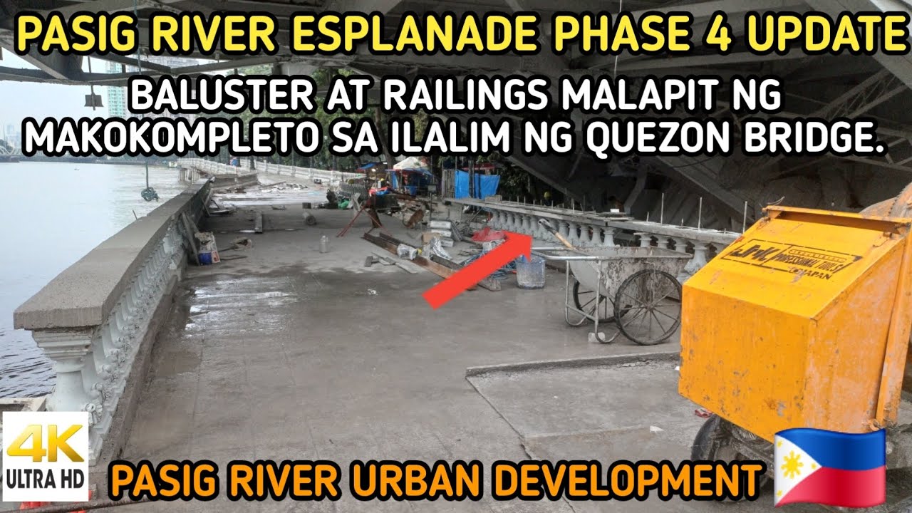 WOW! BALUSTER AT RAILINGS MALAPIT NG MAKOKOMPLETO | PASIG RIVER ...