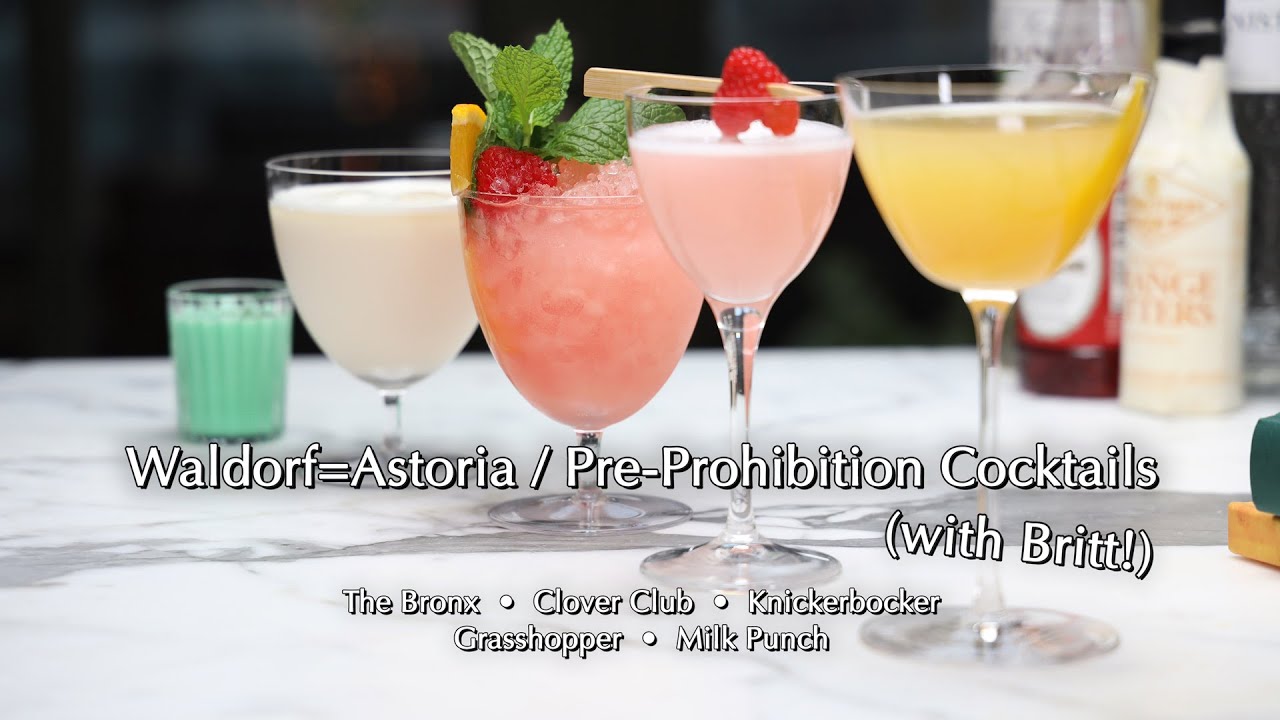 Waldorf=Astoria / Pre-Prohibition Cocktails (with Britt!) ~ Dinner ...