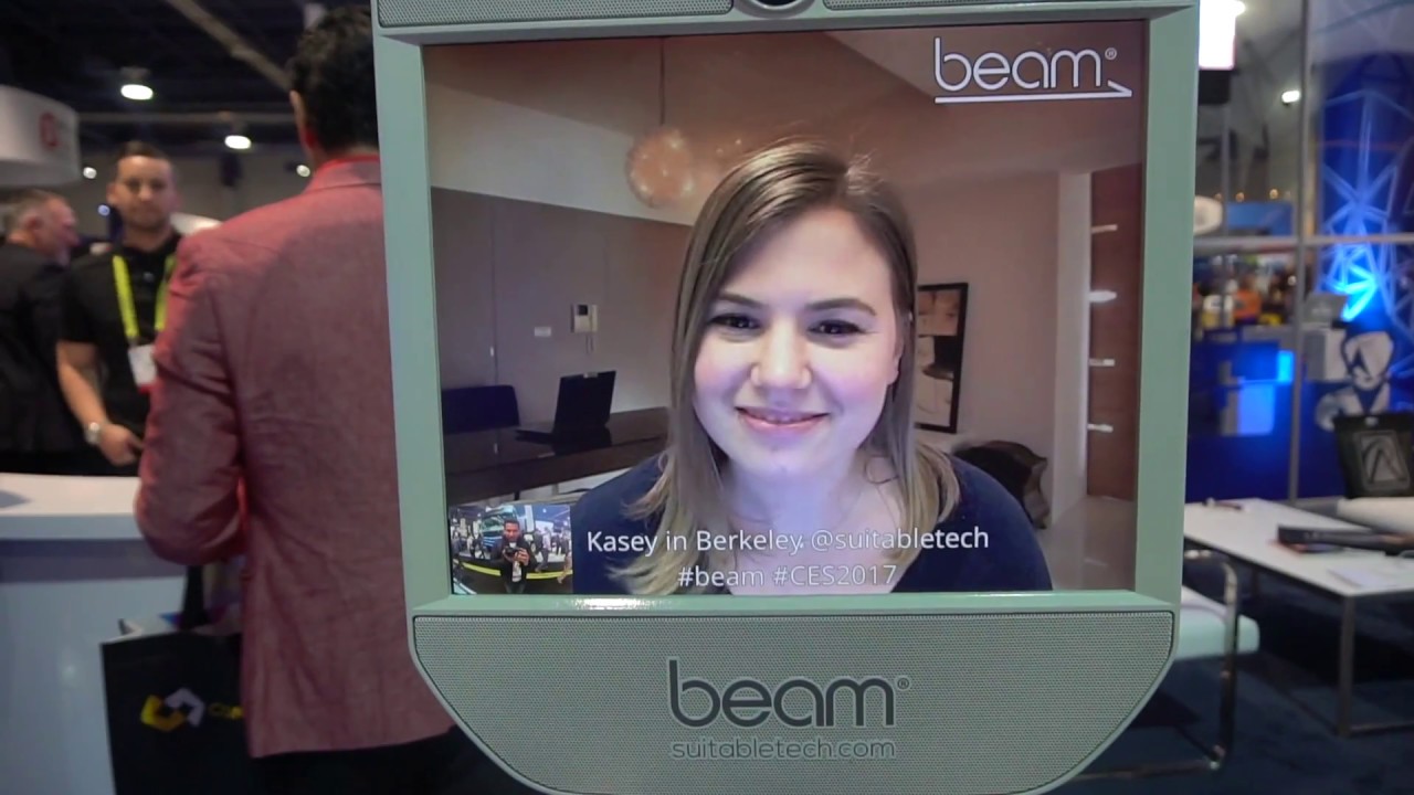 CES 2017: Beam Pro - Amazing telepresence device - YouTube