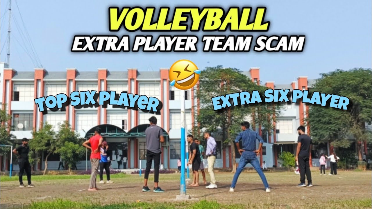 volleyball ki TEAM👍 6 EXTRA PLAYER🤣#youtubevlog #dailyvlog # ...