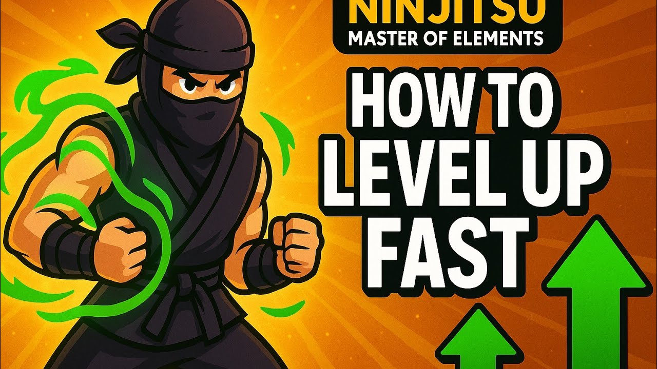 HOW TO LEVEL UP FAST IN Ninjitsu Master Of Elements - YouTube