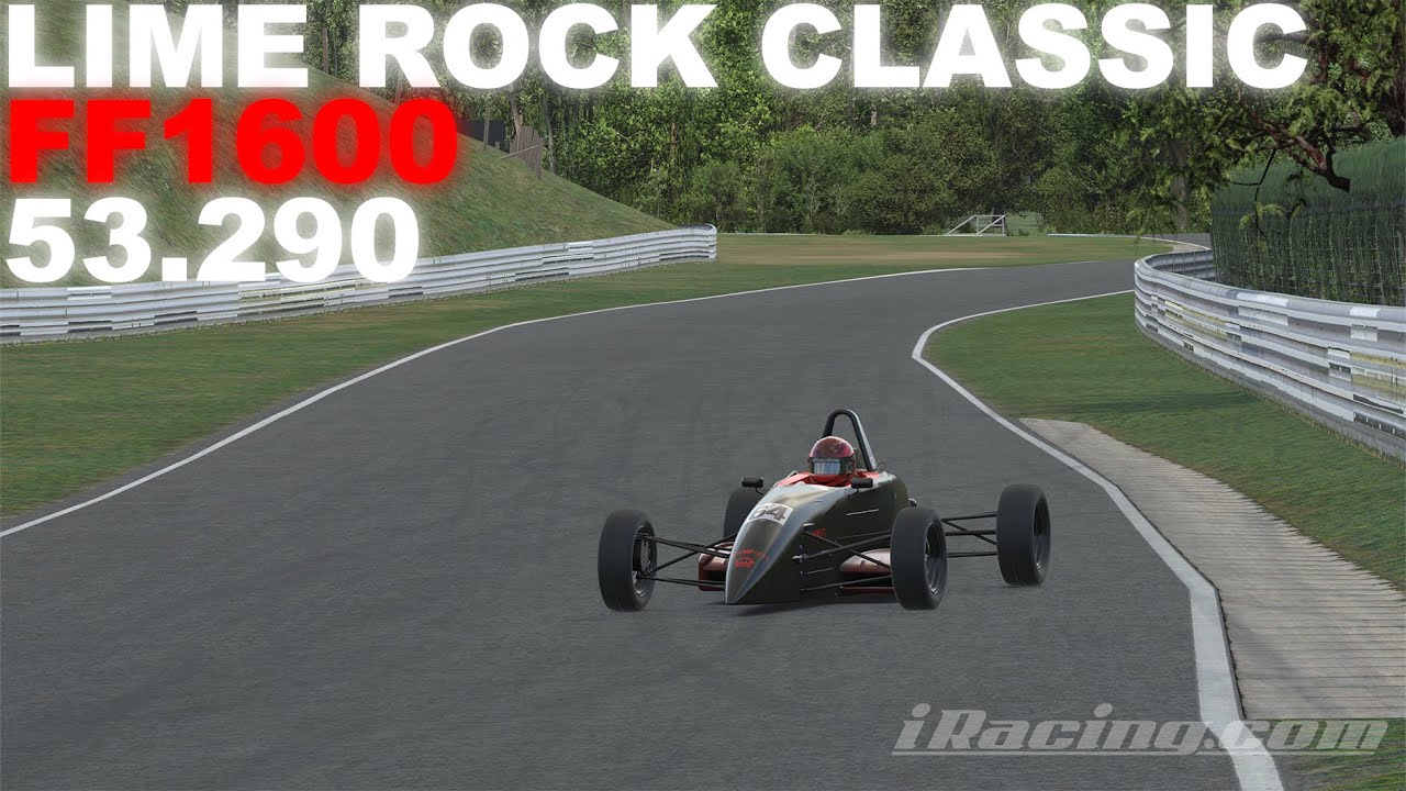 iRacing Ray FF1600 Lime Rock Classic - Track Guide + Hotlap - YouTube