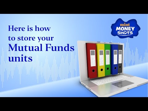 #MoneyShots - Which is the best way to store your Mutual Fund units ...